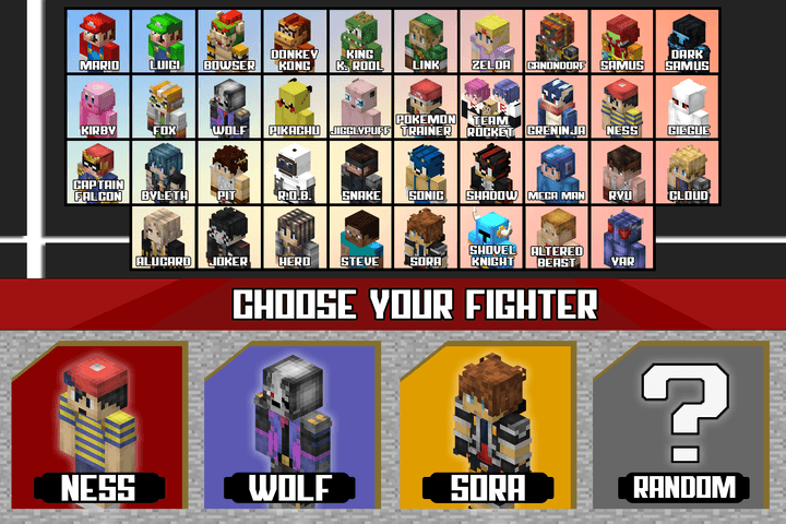 Super Smash Bros. Re:Crafted Map by InQuognito for Minecraft 1.21.5